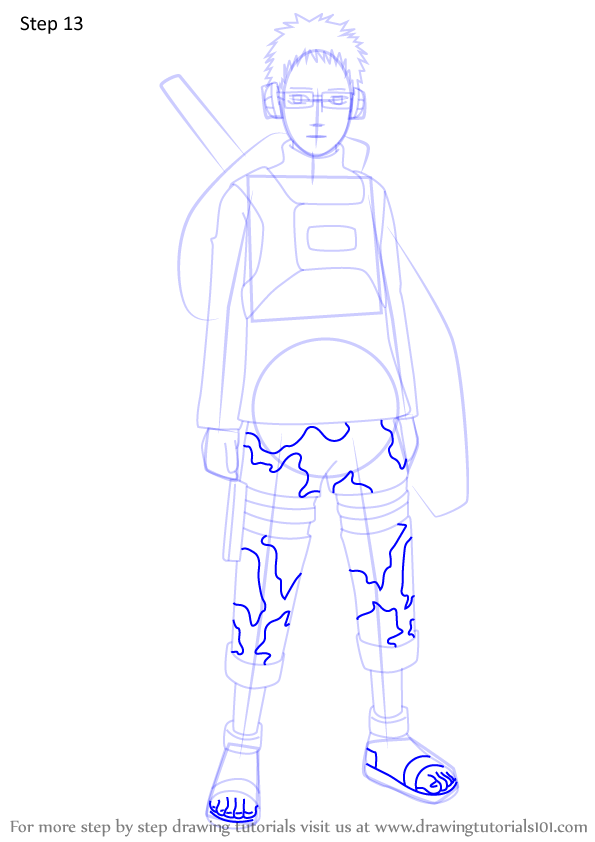 How to Draw Chojuro from Naruto (Naruto) Step by Step ...