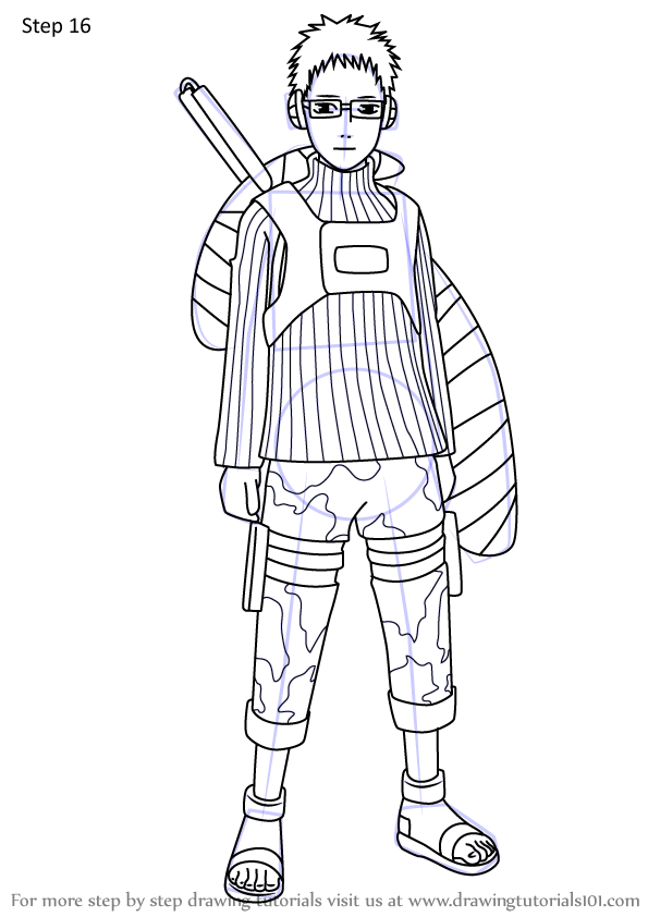 How to Draw Chojuro from Naruto (Naruto) Step by Step ...