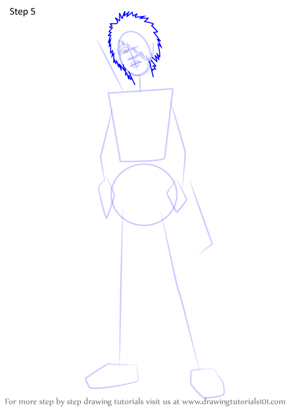 How to Draw Darui from Naruto (Naruto) Step by Step ...