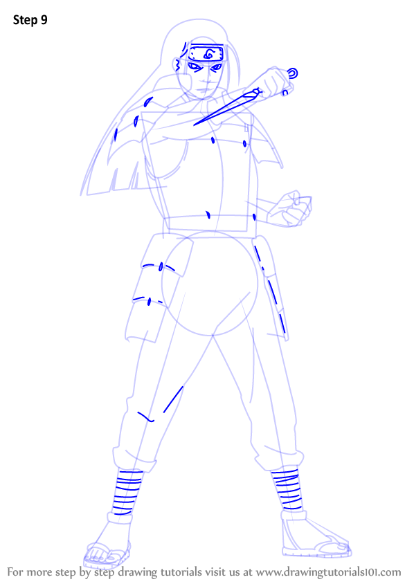 How to Draw Hashirama Senju from Naruto (Naruto) Step by Step | DrawingTutorials101.com