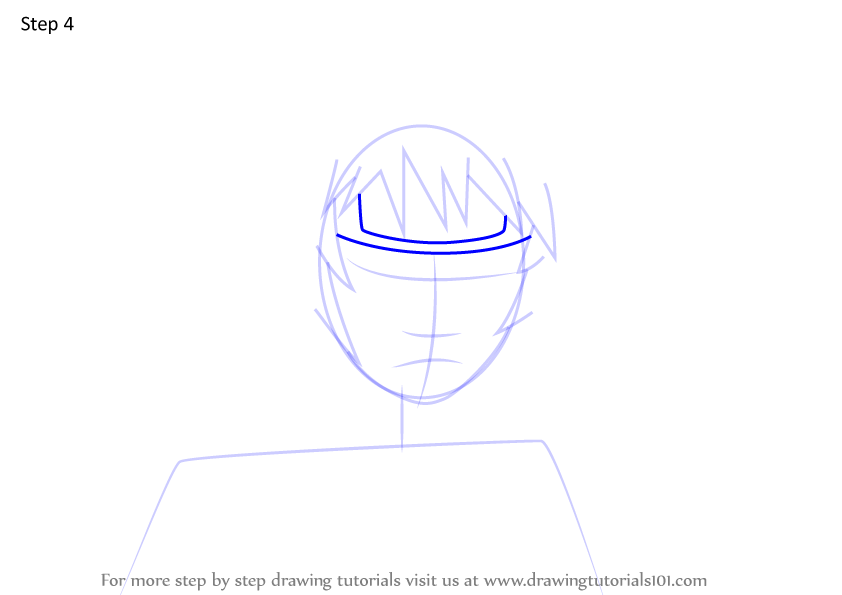 How to Draw Kiba Inuzuka from Naruto (Naruto) Step by Step | DrawingTutorials101.com