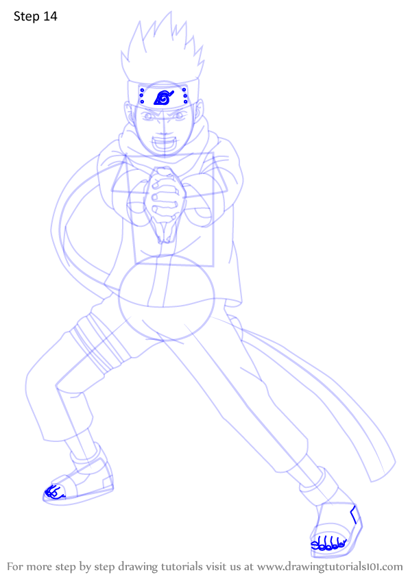 How to Draw Konohamaru Sarutobi from Naruto (Naruto) Step by Step ...