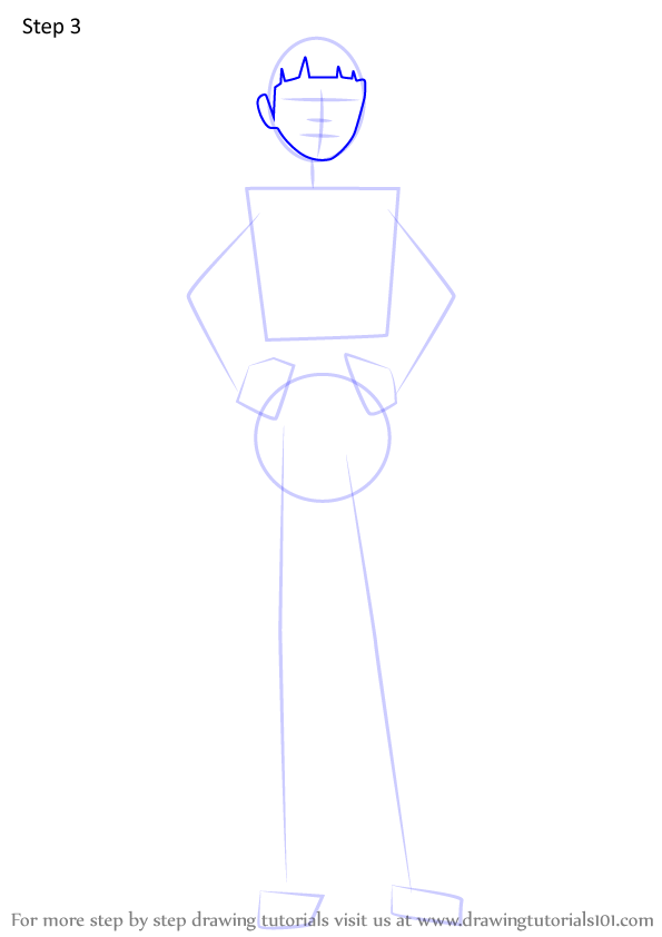 How to Draw Metal Lee from Naruto (Naruto) Step by Step ...