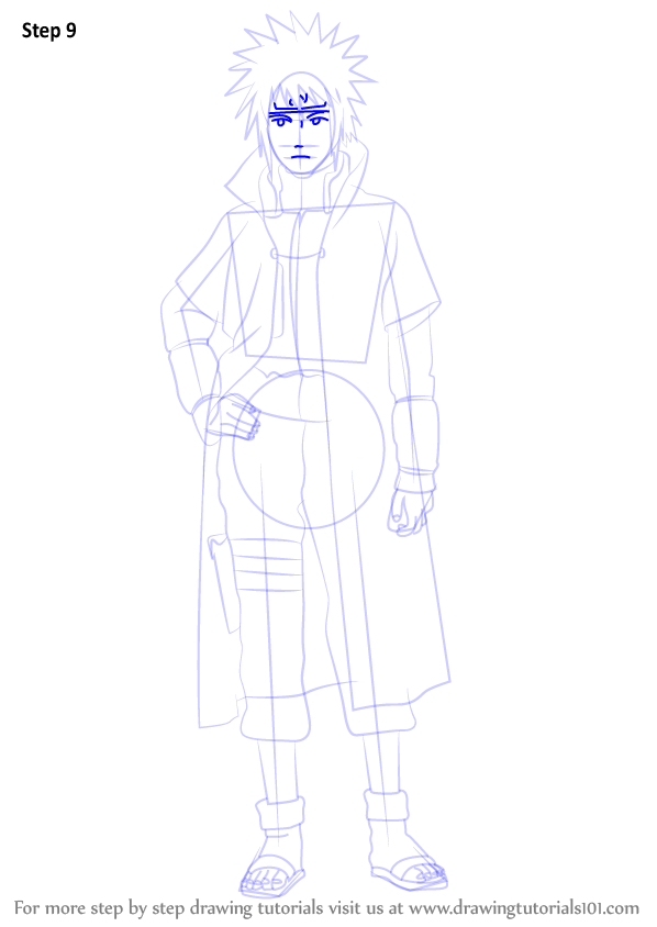 How to Draw Minato Namikaze from Naruto (Naruto) Step by Step ...