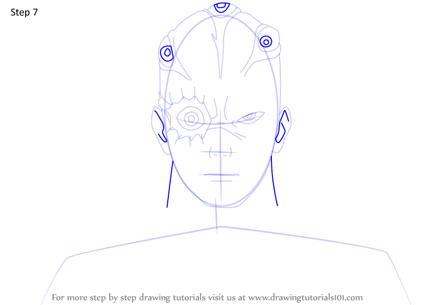 How to Draw Shin Uchiha from Naruto (Naruto) Step by Step ...