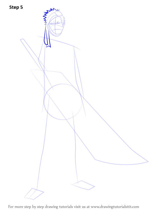 How to Draw Zabuza Momochi from Naruto (Naruto) Step by Step ...