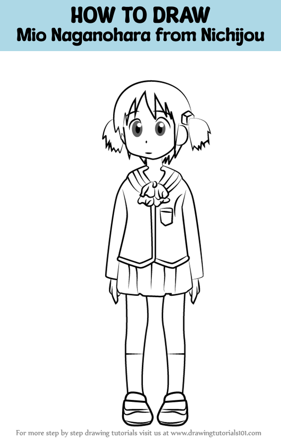 Nichijou Mio Drawing