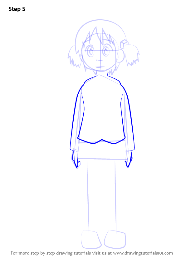 How to Draw Mio Naganohara from Nichijou (Nichijou) Step by Step ...