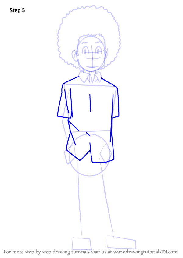How to Draw Tanaka from Nichijou (Nichijou) Step by Step ...