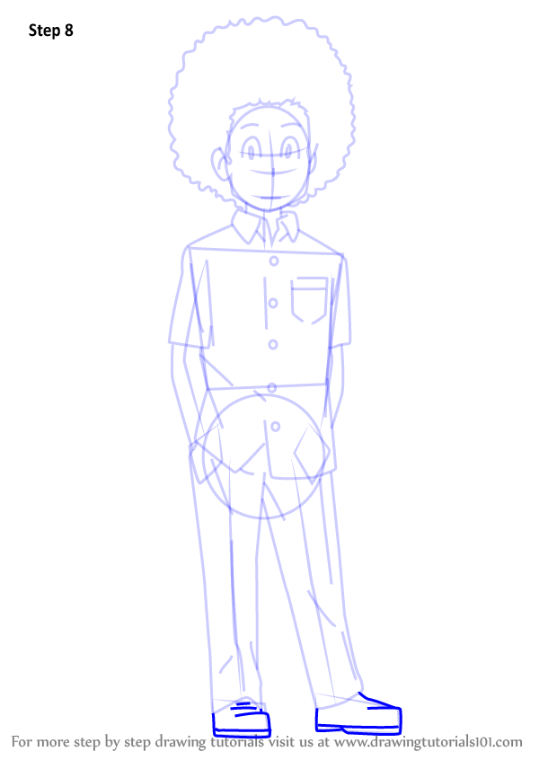How to Draw Tanaka from Nichijou (Nichijou) Step by Step ...