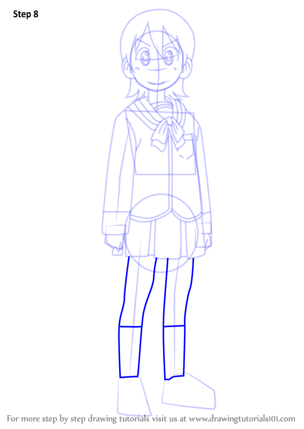 How to Draw Yuuko Aioi from Nichijou (Nichijou) Step by Step ...