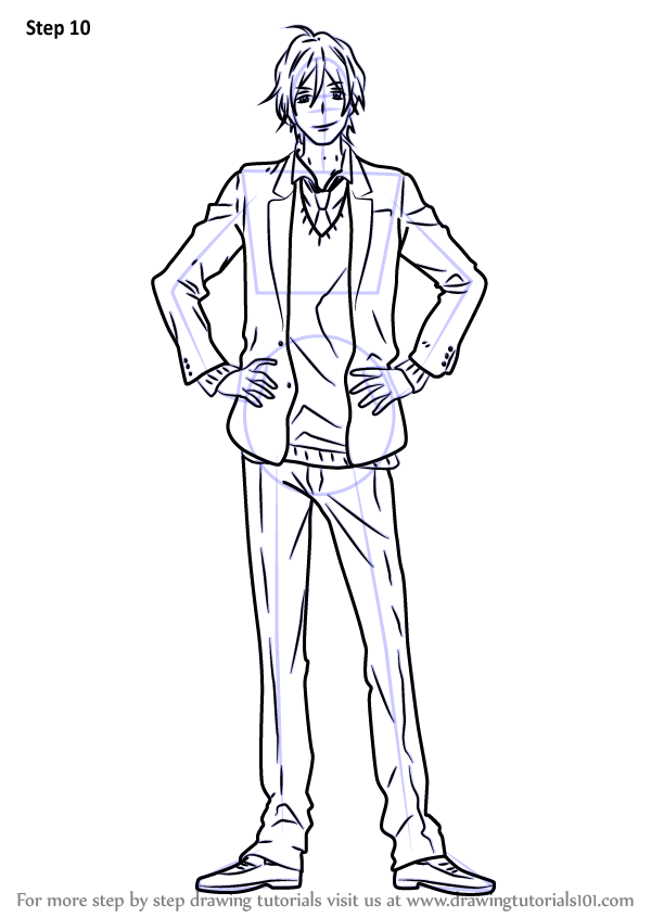How to Draw Tomoya Matsunaga from Nijiiro Days (Nijiiro Days) Step by ...