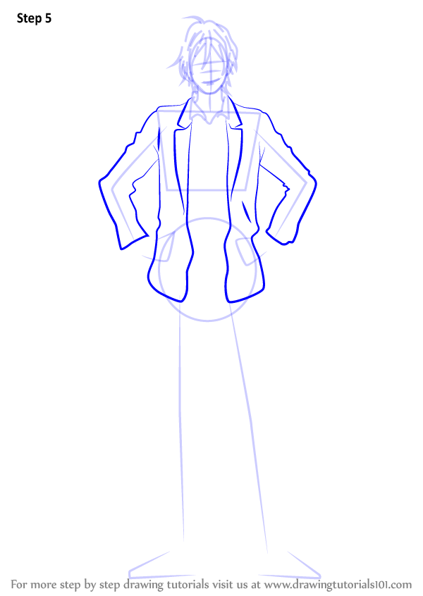 How to Draw Tomoya Matsunaga from Nijiiro Days (Nijiiro Days) Step by ...
