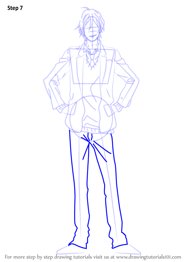 How to Draw Tomoya Matsunaga from Nijiiro Days (Nijiiro Days) Step by ...
