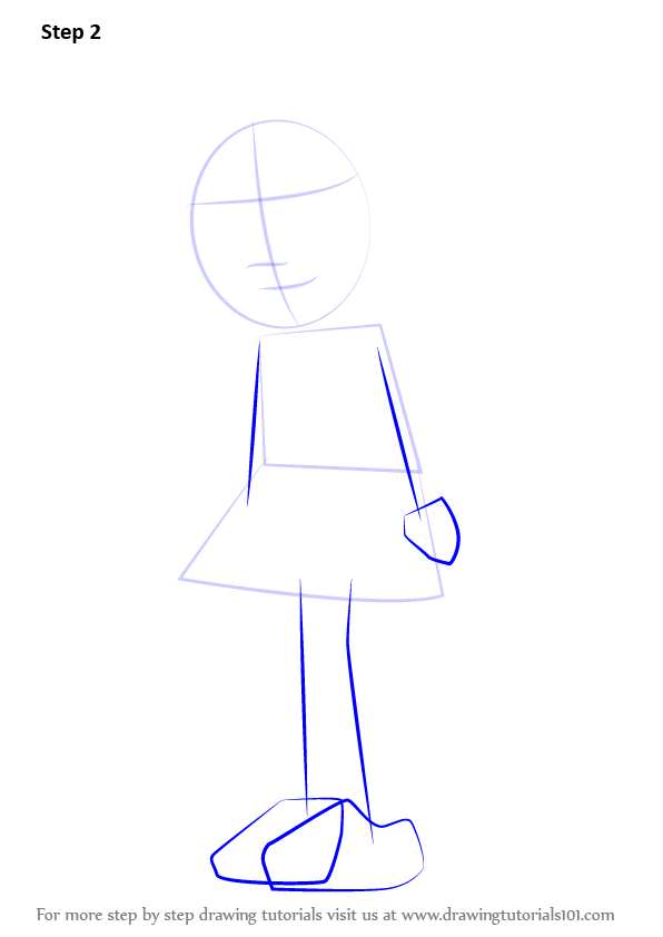 How to Draw Yumeko Kawai from Ninja Hattori (Ninja Hattori) Step by ...