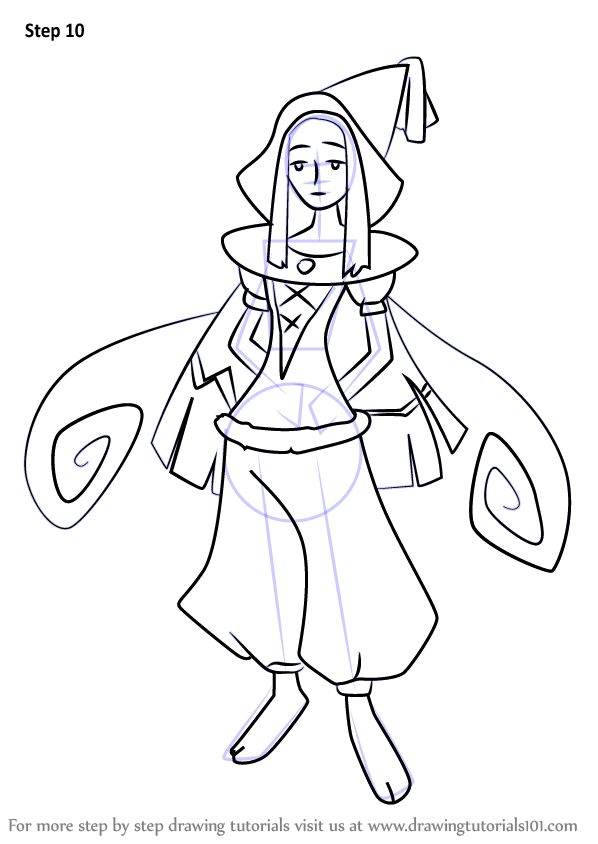 How to Draw Baba from Ojamajo Doremi (Ojamajo Doremi) Step by Step ...