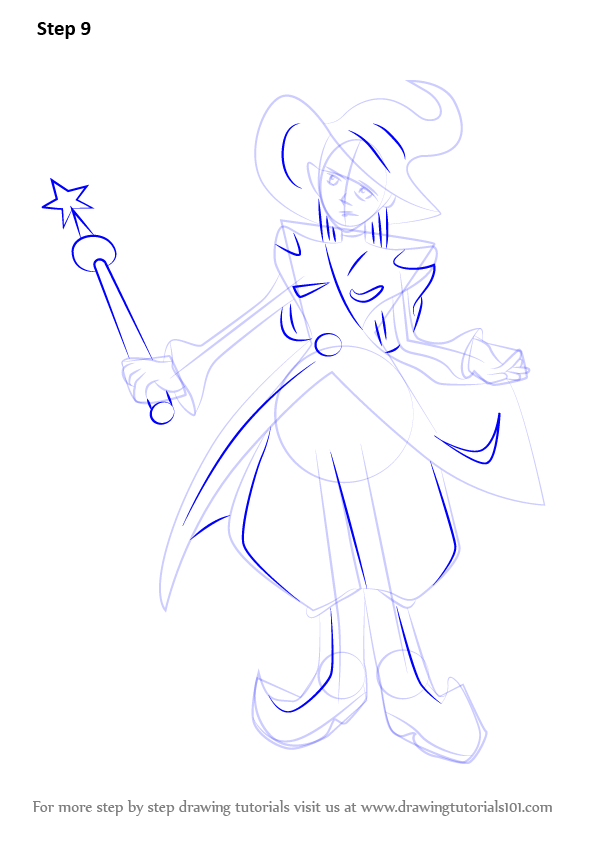 How to Draw Dela from Ojamajo Doremi (Ojamajo Doremi) Step by Step ...