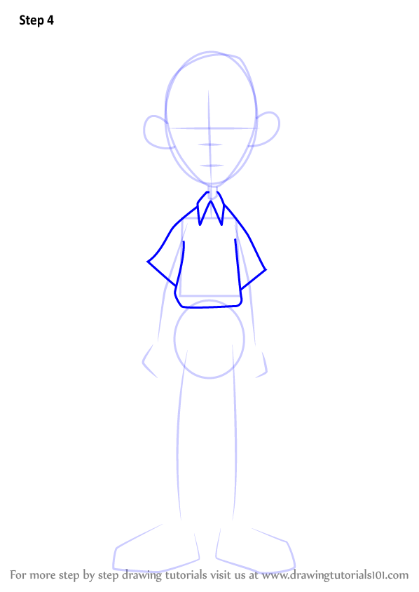 How to Draw Goji Nakata from Ojamajo Doremi (Ojamajo Doremi) Step by ...