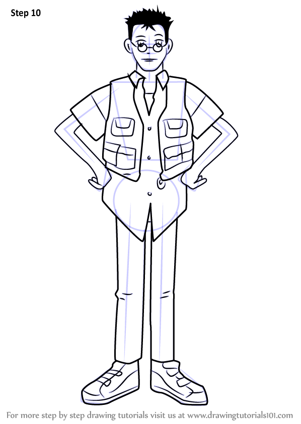 How to Draw Keisuke Harukaze from Ojamajo Doremi (Ojamajo Doremi) Step ...
