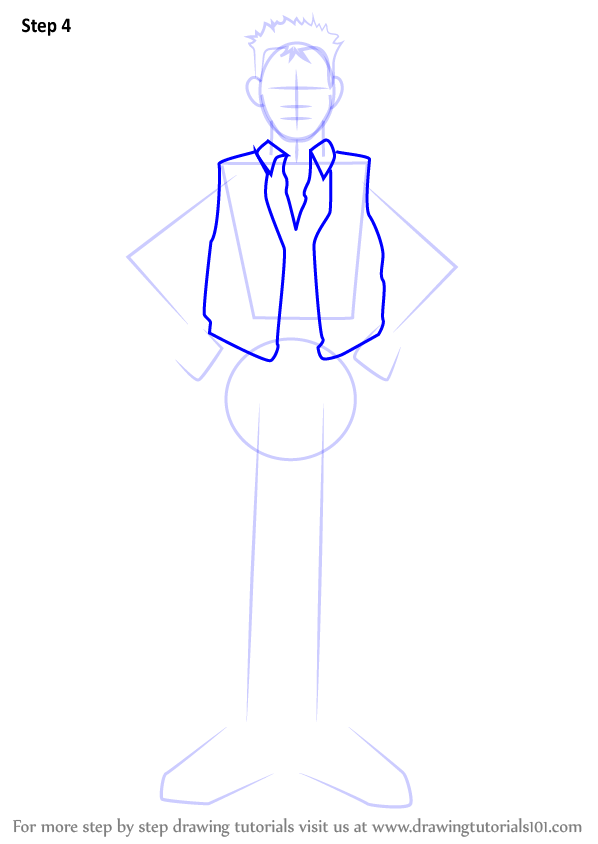 How to Draw Keisuke Harukaze from Ojamajo Doremi (Ojamajo Doremi) Step ...