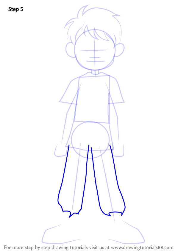 How to Draw Kota Amano from Ojamajo Doremi (Ojamajo Doremi) Step by ...