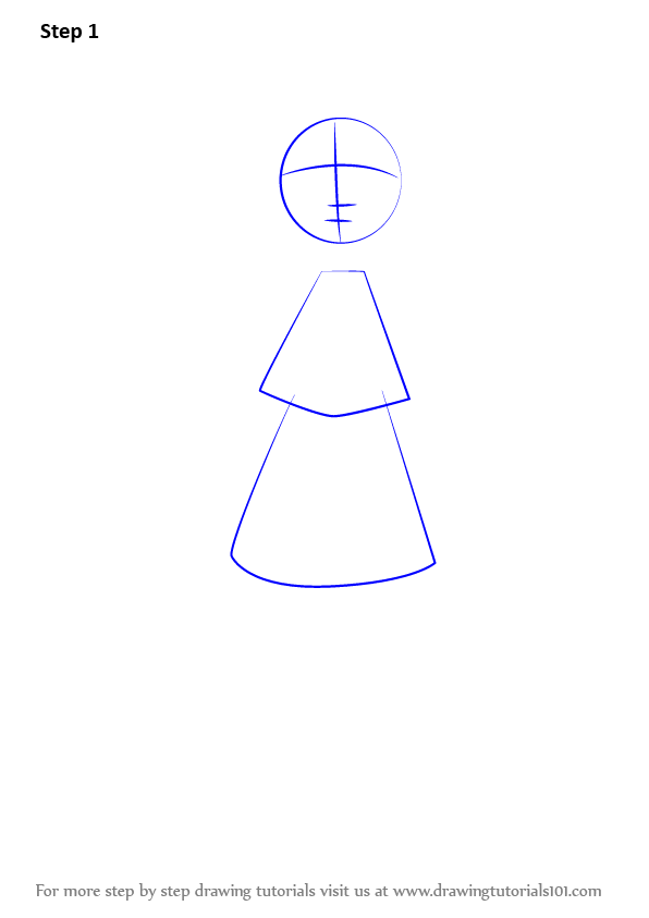 How to Draw Nanako Okada from Ojamajo Doremi (Ojamajo Doremi) Step by ...