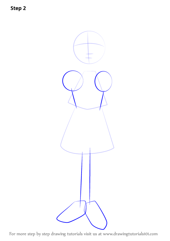 How to Draw Nanako Okada from Ojamajo Doremi (Ojamajo Doremi) Step by ...