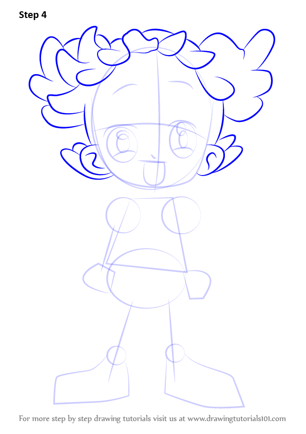 How to Draw Pop Harukaze from Ojamajo Doremi (Ojamajo Doremi) Step by ...