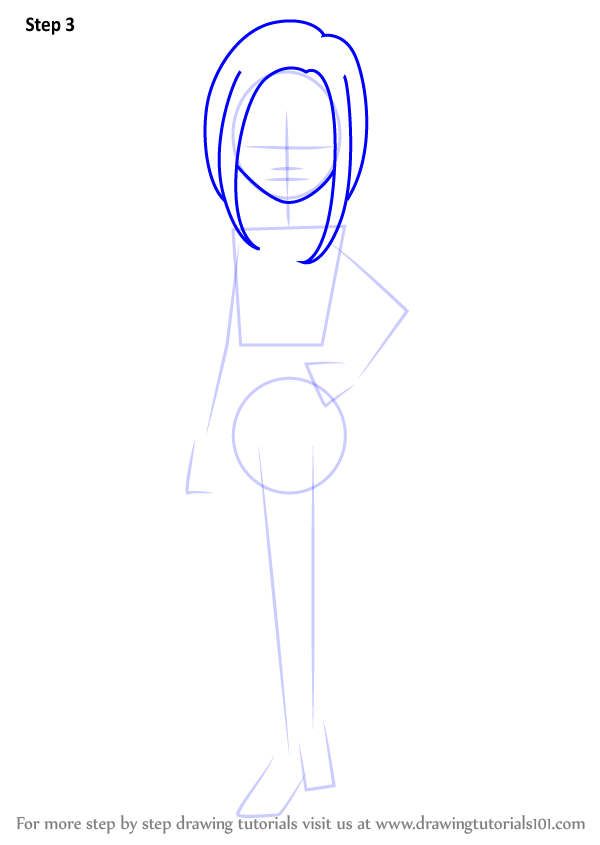 How to Draw Reika Tamaki from Ojamajo Doremi (Ojamajo Doremi) Step by ...