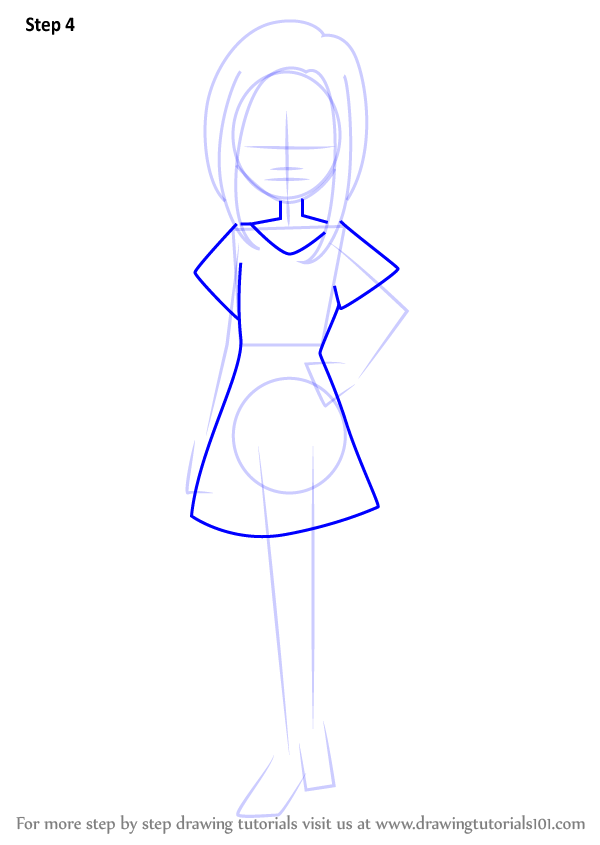 How to Draw Reika Tamaki from Ojamajo Doremi (Ojamajo Doremi) Step by ...