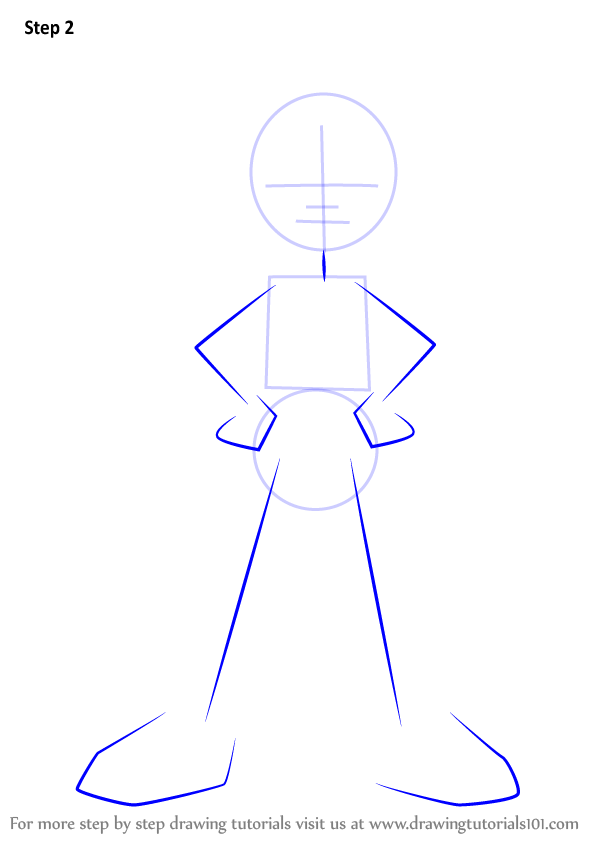 How to Draw Tetsuya Kotake from Ojamajo Doremi (Ojamajo Doremi) Step by ...