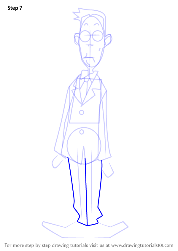 How to Draw Vice Principal from Ojamajo Doremi (Ojamajo Doremi) Step by ...