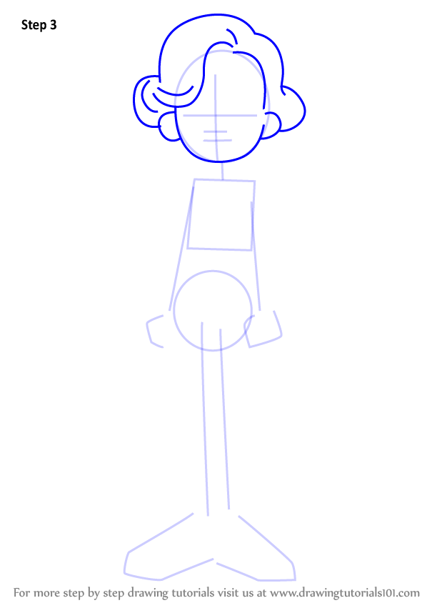 How to Draw Yuko Koyama from Ojamajo Doremi (Ojamajo Doremi) Step by ...