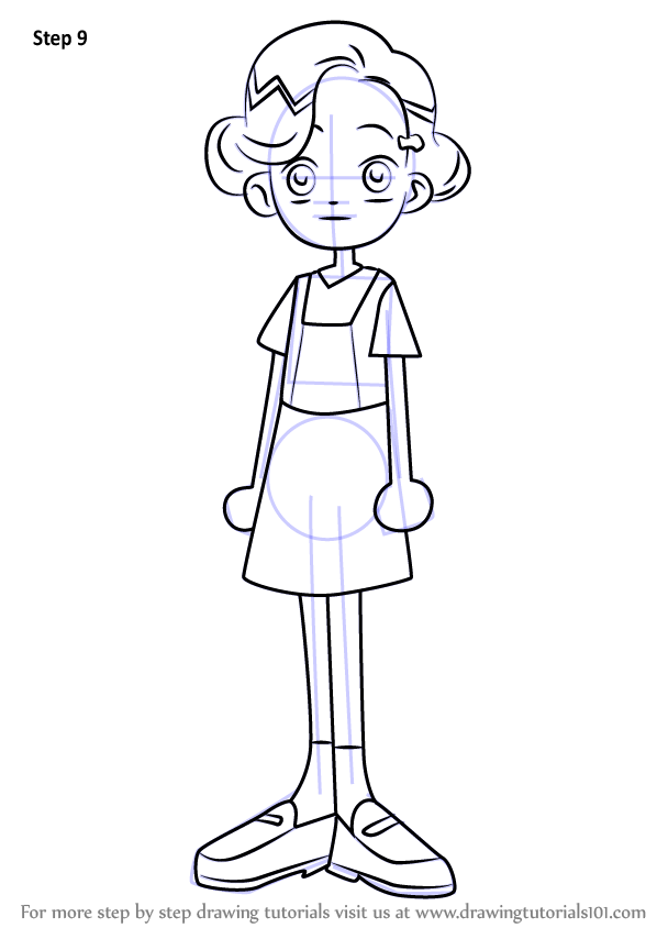How to Draw Yuko Koyama from Ojamajo Doremi (Ojamajo Doremi) Step by ...