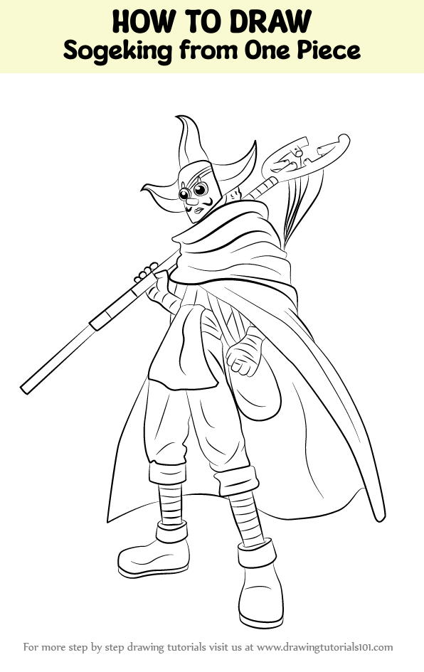 How to Draw Sogeking from One Piece (One Piece) Step by Step ...