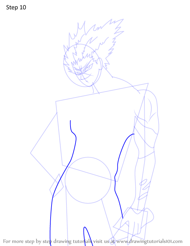 How to Draw Garou from One-Punch Man (One-Punch Man) Step by Step ...