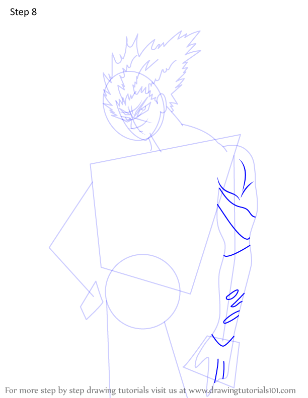 How to Draw Garou from One-Punch Man (One-Punch Man) Step by Step ...