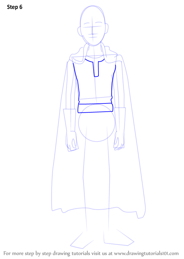 How to Draw Saitama from One-Punch Man (One-Punch Man) Step by Step ...