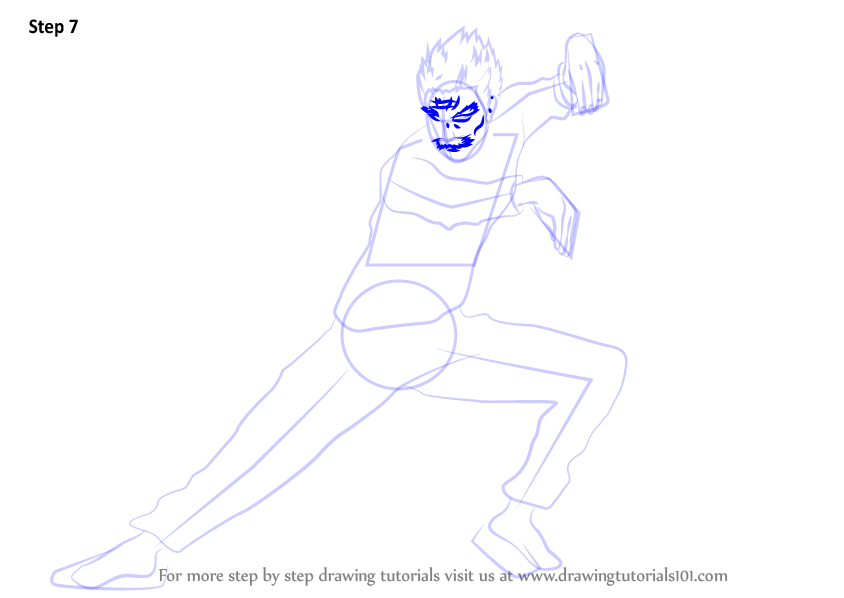 How to Draw Silver Fang from One-Punch Man (One-Punch Man) Step by Step ...