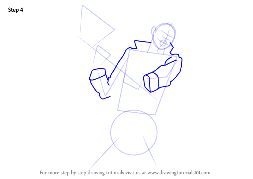 How to Draw Zombieman from One-Punch Man (One-Punch Man) Step by Step ...