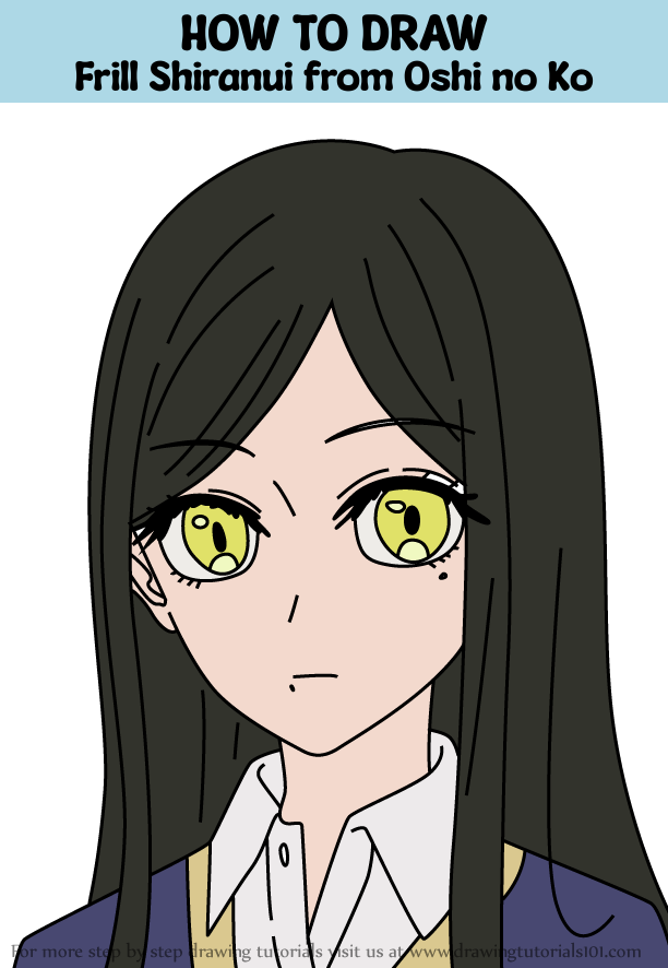 How to Draw Frill Shiranui from Oshi no Ko (Oshi no Ko) Step by Step ...