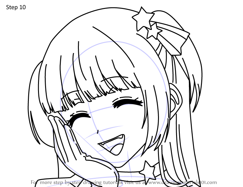 How to Draw Mana Suzushiro from Oshi no Ko (Oshi no Ko) Step by Step ...
