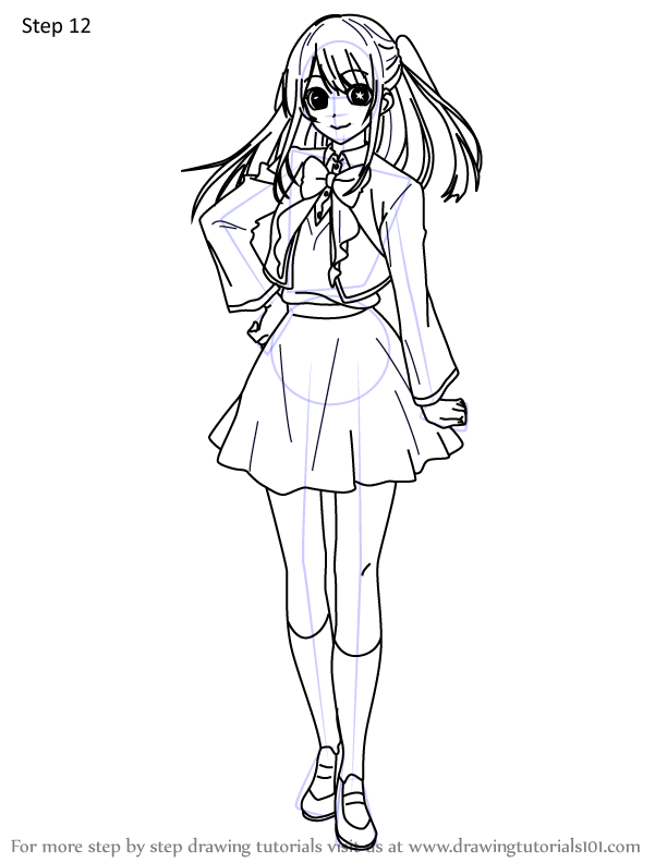 How to Draw Ruby Hoshino from Oshi no Ko (Oshi no Ko) Step by Step ...