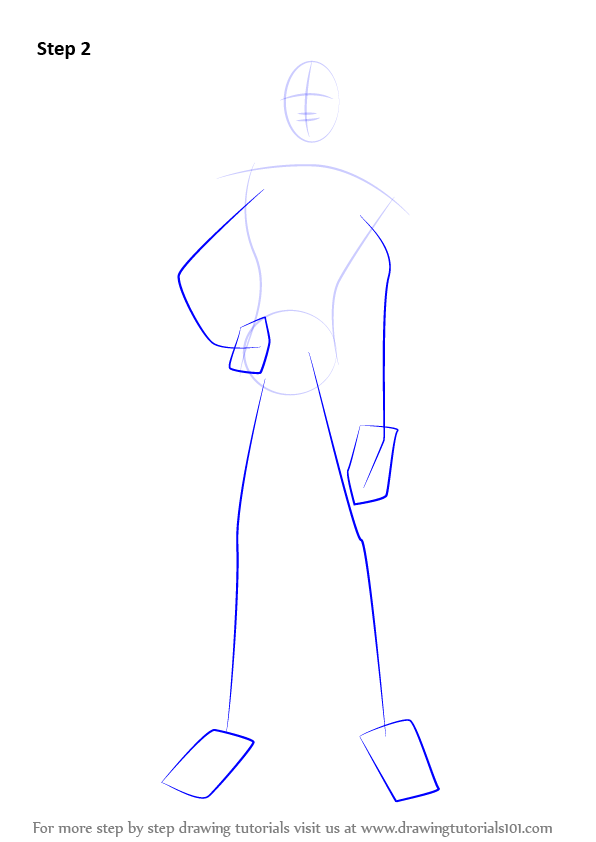 How to Draw Gene Starwind from Outlaw Star (Outlaw Star) Step by Step ...