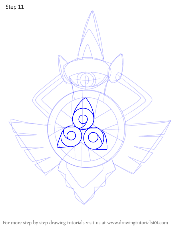 How to Draw Aegislash Shield Forme from Pokemon (Pokemon) Step by Step ...