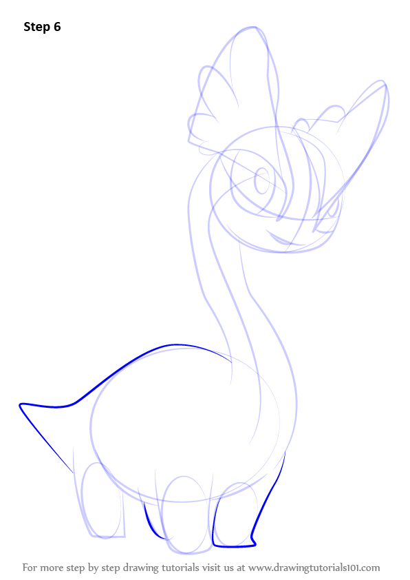 How to Draw Amaura from Pokemon (Pokemon) Step by Step ...
