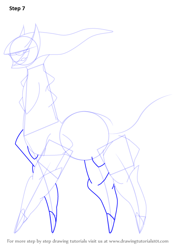 How To Draw Arceus From Pokemon Pokemon Step By Step How To Draw Arceus From Pokemon Pokemon Step By Step