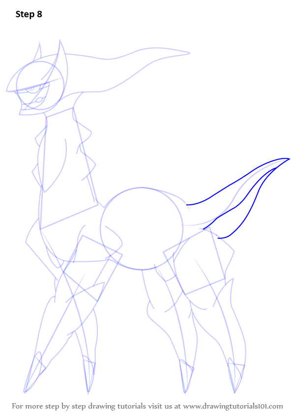 How to Draw Arceus from Pokemon (Pokemon) Step by Step ...