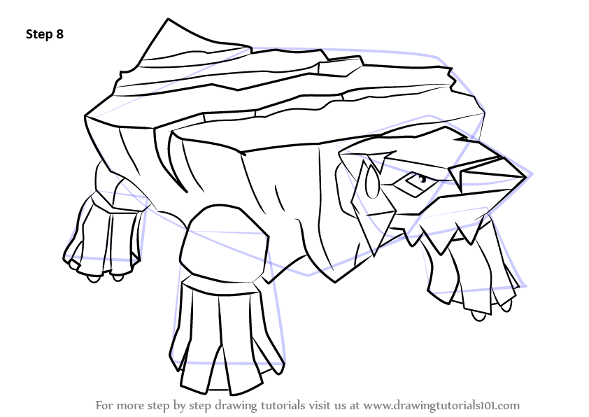 How to Draw Avalugg from Pokemon (Pokemon) Step by Step ...