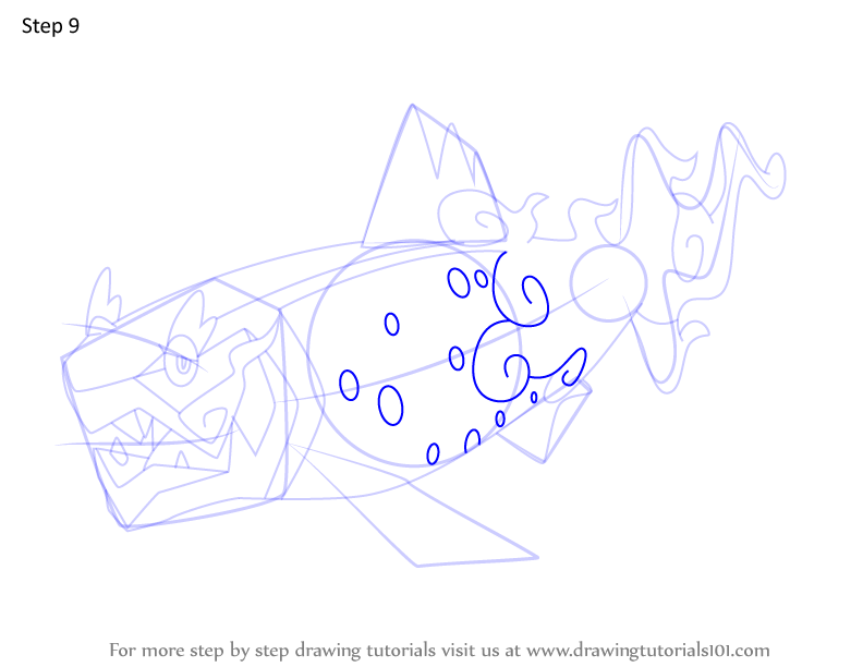 How to Draw Basculegion Female from Pokemon (Pokemon) Step by Step ...